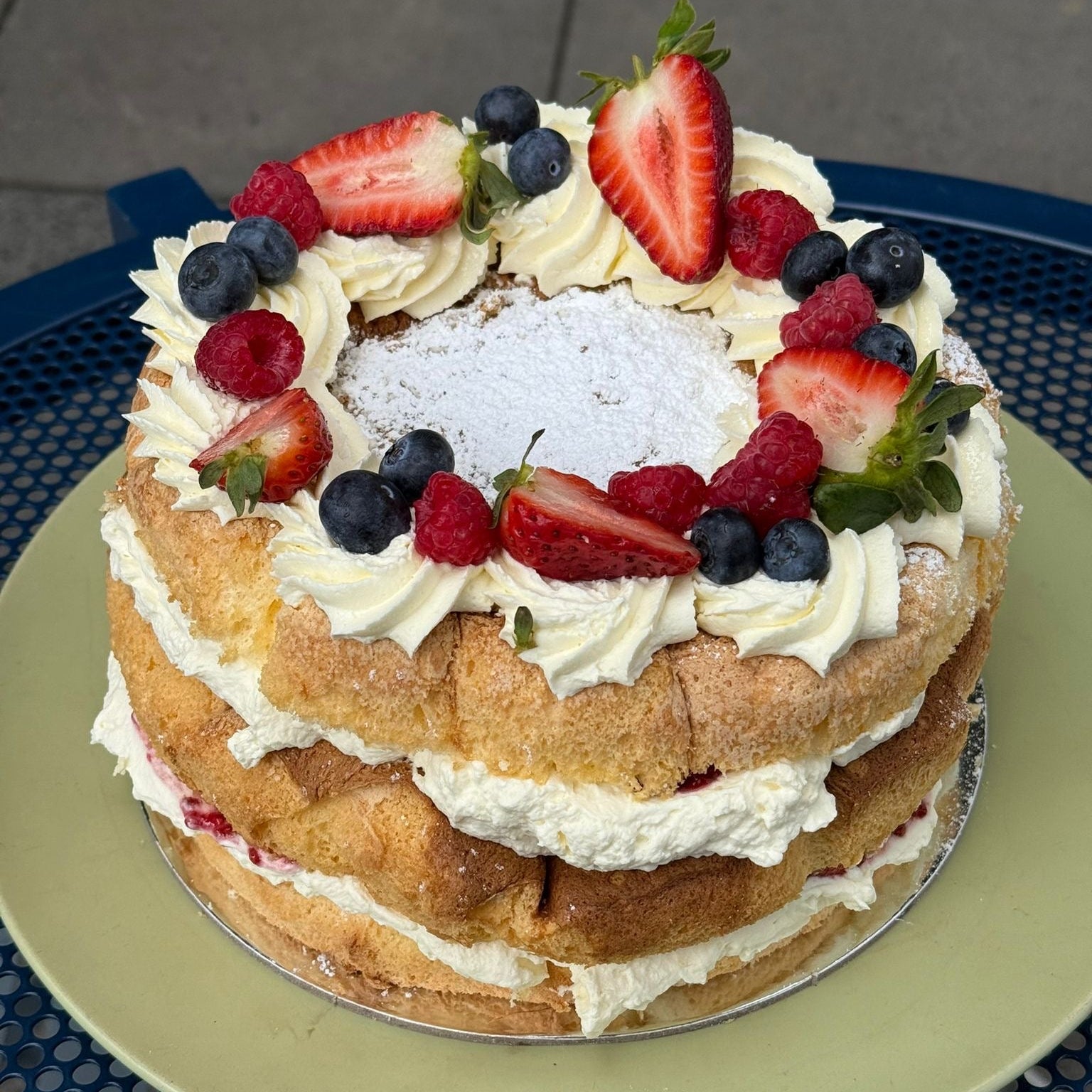 Phillippa's Berries & Cream Layered Cake (from Armadale only)
